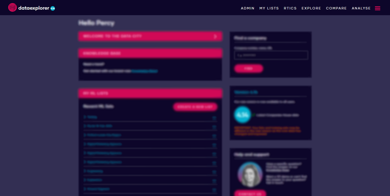Platform UI Refresh - The Data City