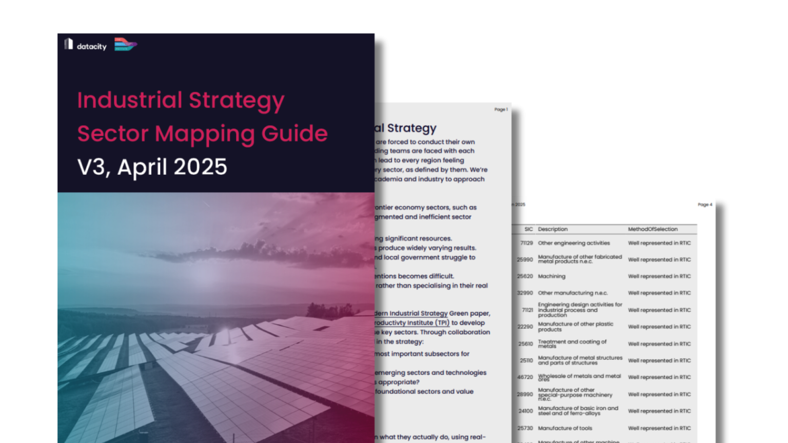 Industrial Strategy: Data on the 8 growth-driving sectors - The Data City