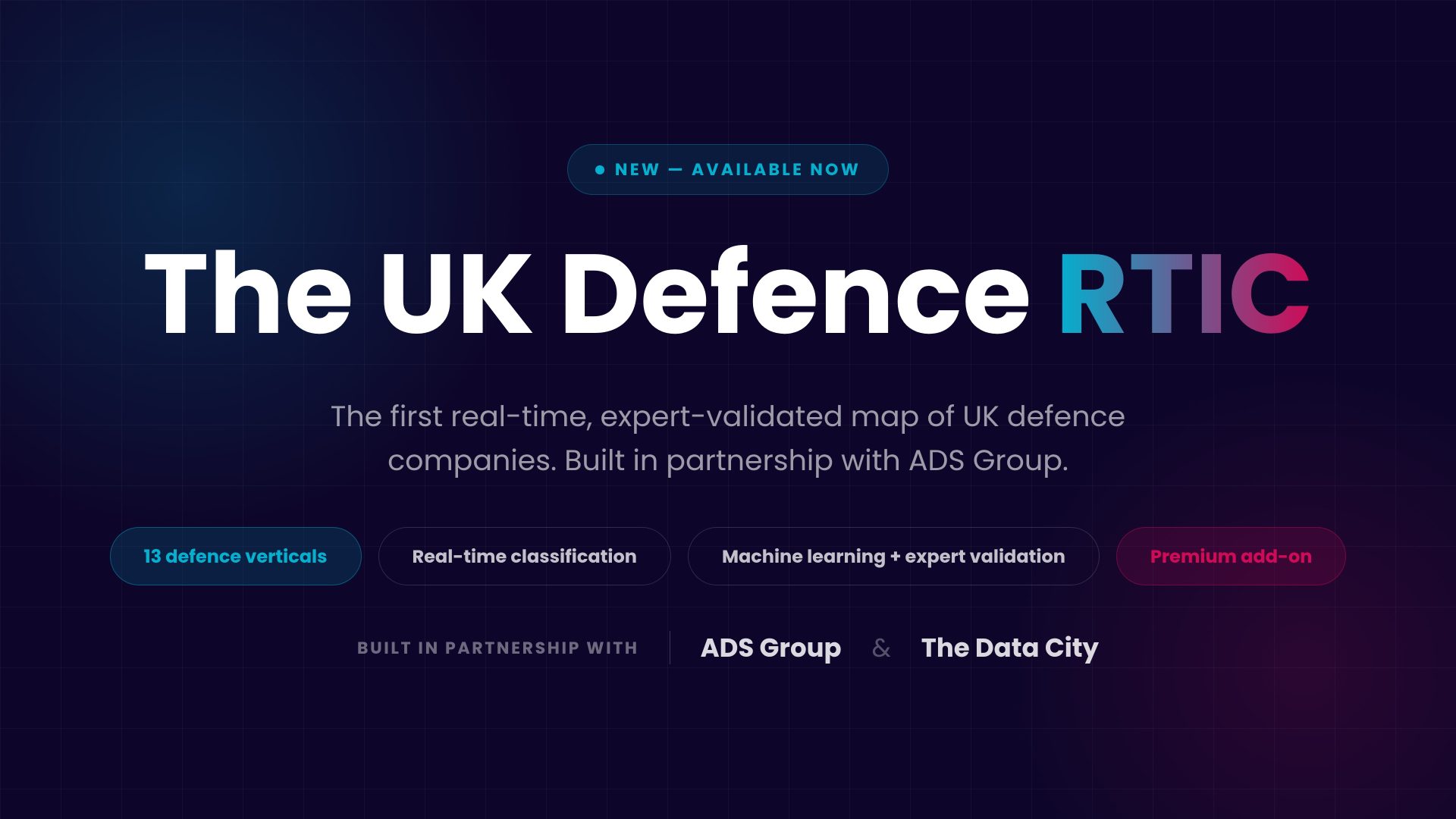 Mapping the UK Defence sector with ADS - The Data City